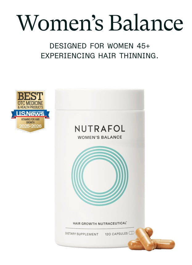 Nutrafol Women’s Balance Hair Growth Nutraceutical 120 capsules (30-da ...